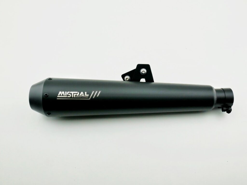Mistral Conical Exhaust - Royal Enfield Himalayan 410-411, Scram 411